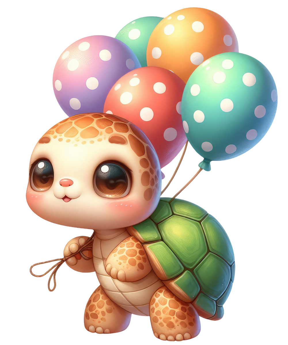 Adorable Turtle 9 Farm Animals Animals Ready To Press Dtf Transfers