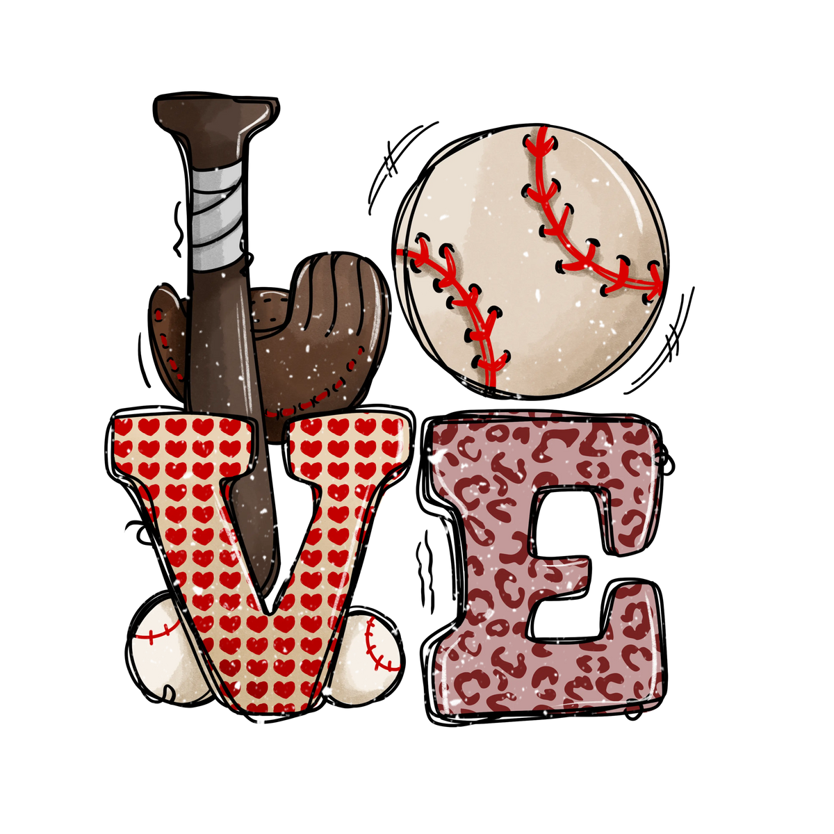 Baseball (67)Baseball Sports Ready To Press Dtf Transfers