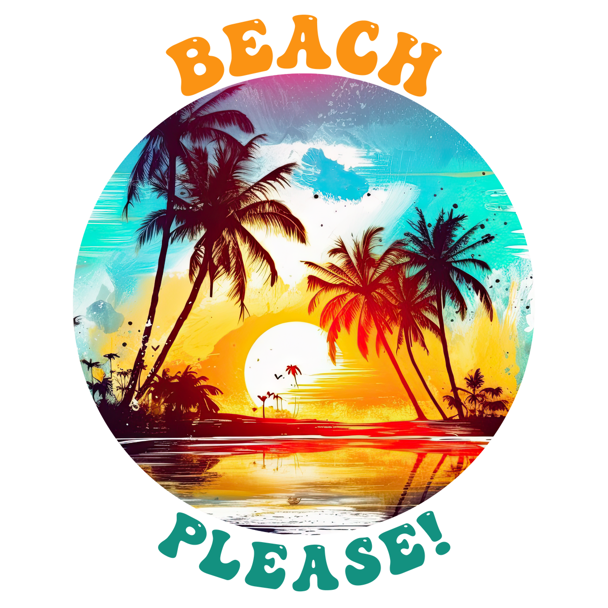 Beach (252) Beach Outdoors Ready To Press Dtf Transfers