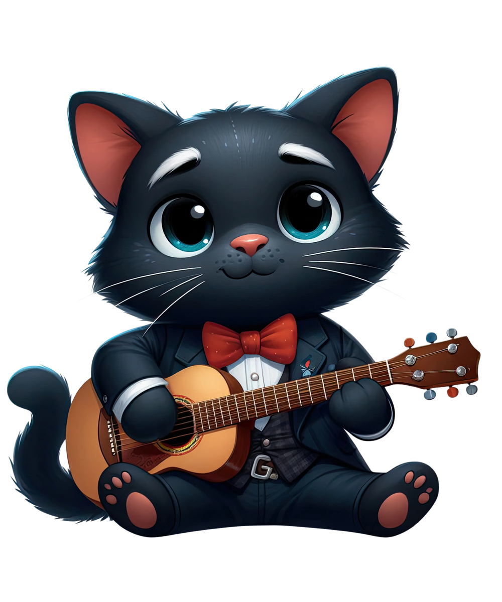 Black Cat (46) Cats Animals Ready To Press Dtf Transfers