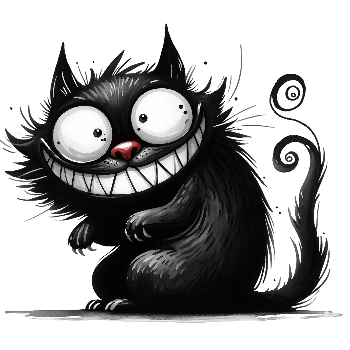 Black Cat (56) Cats Animals Ready To Press Dtf Transfers