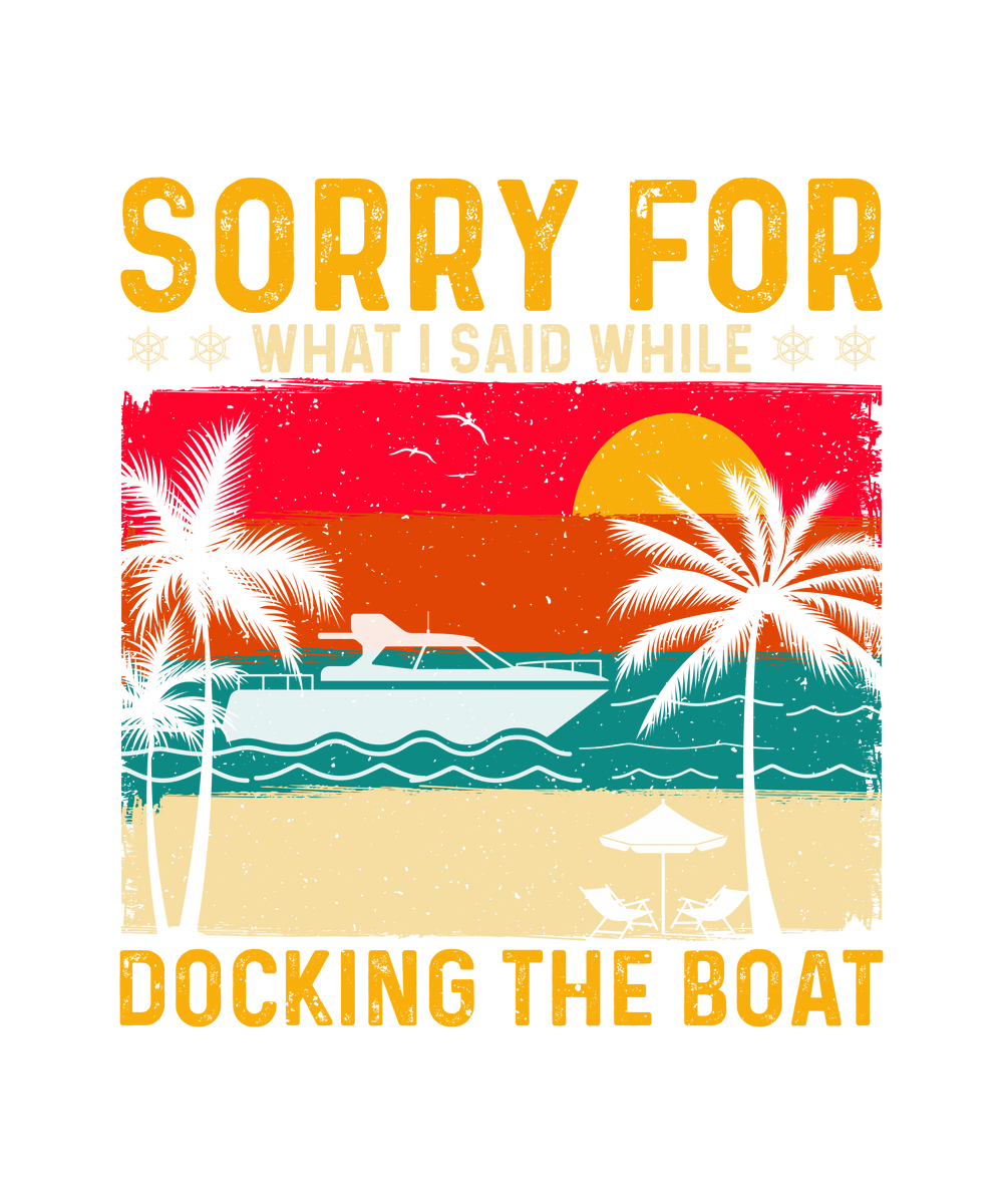 Boating Sun (21) Boating Outdoors Ready To Press Dtf Transfers