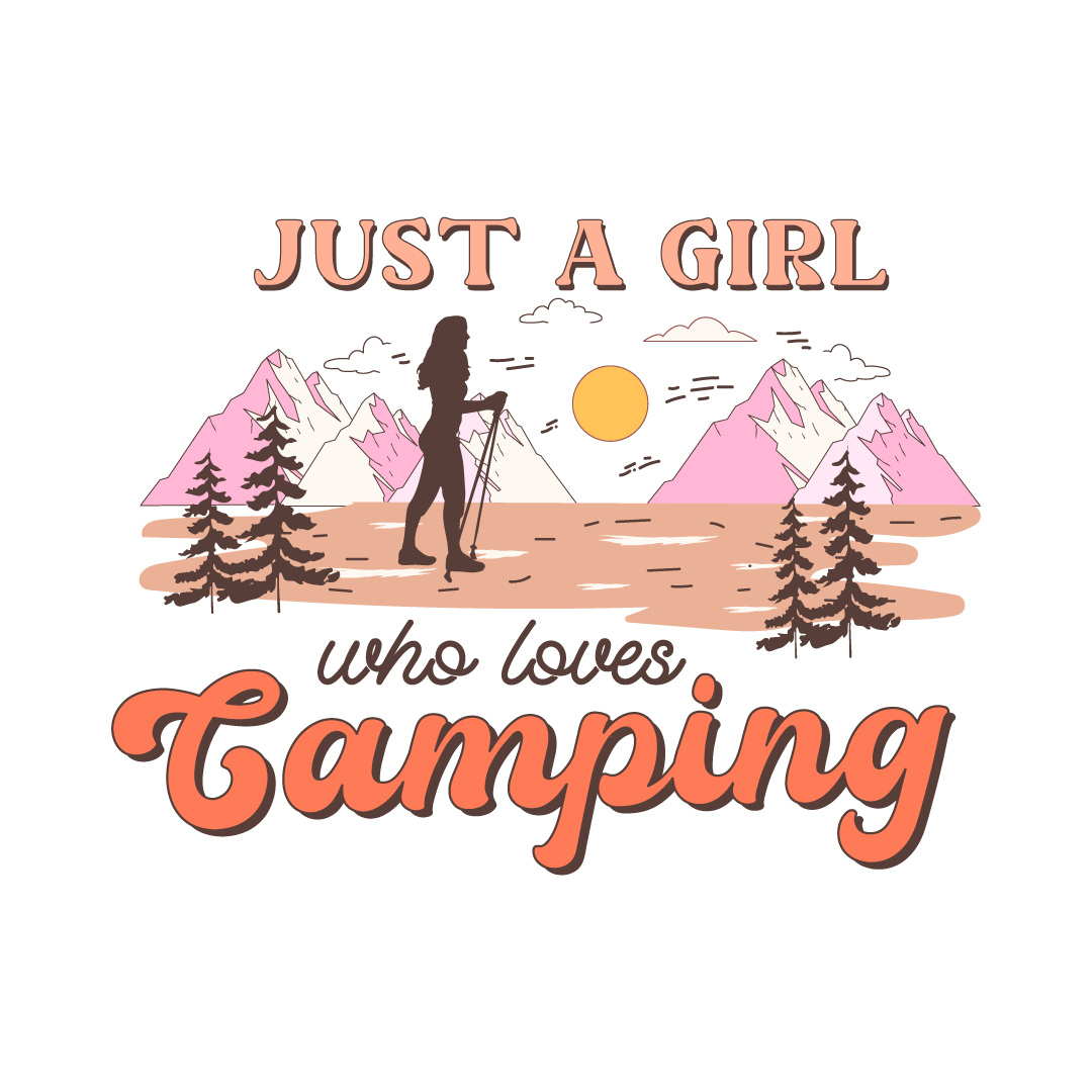Camping (634) Camping Outdoors Ready To Press Dtf Transfers