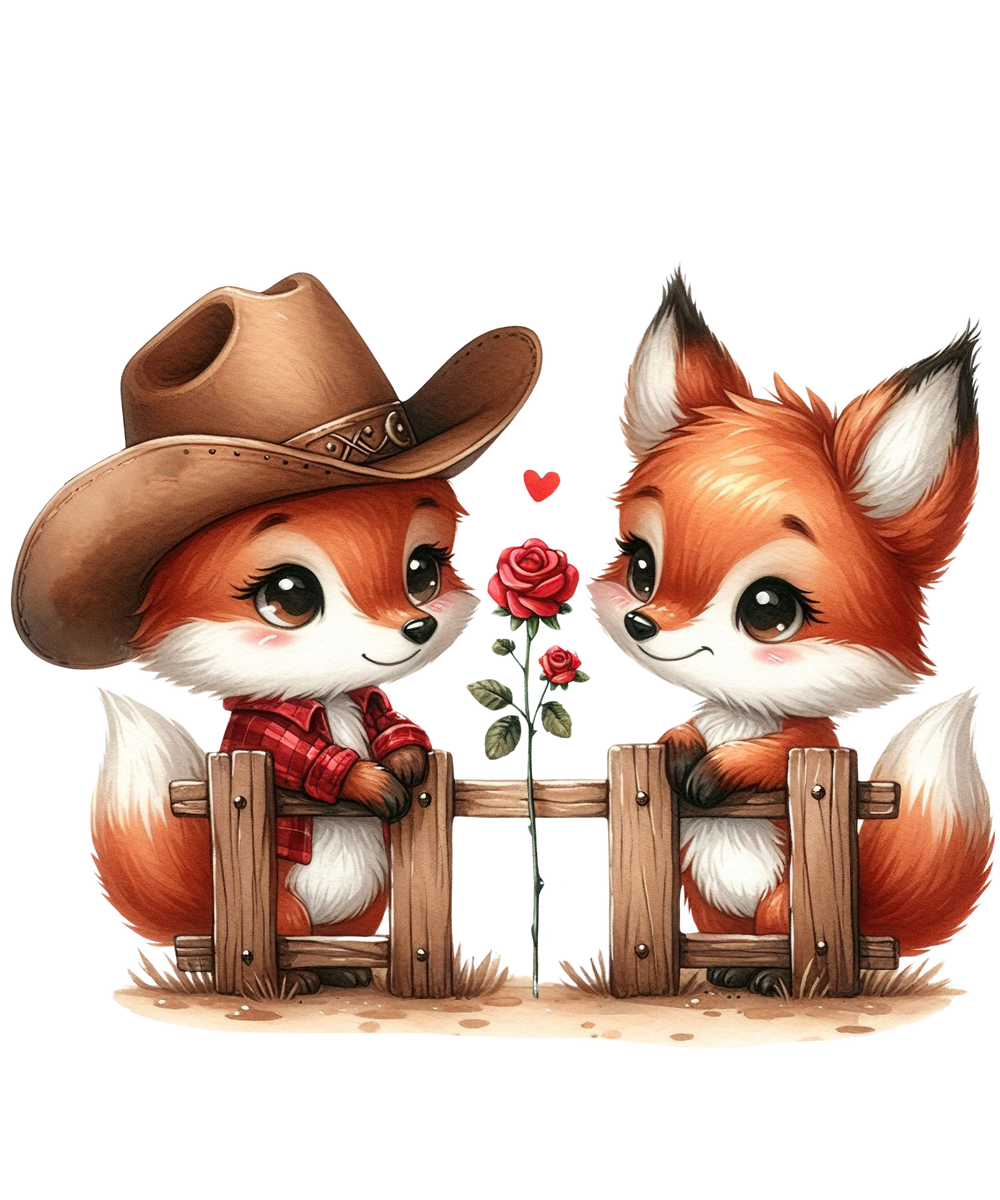 Farm Animals Couple (7) Farm Animals Animals Ready To Press Dtf Transf