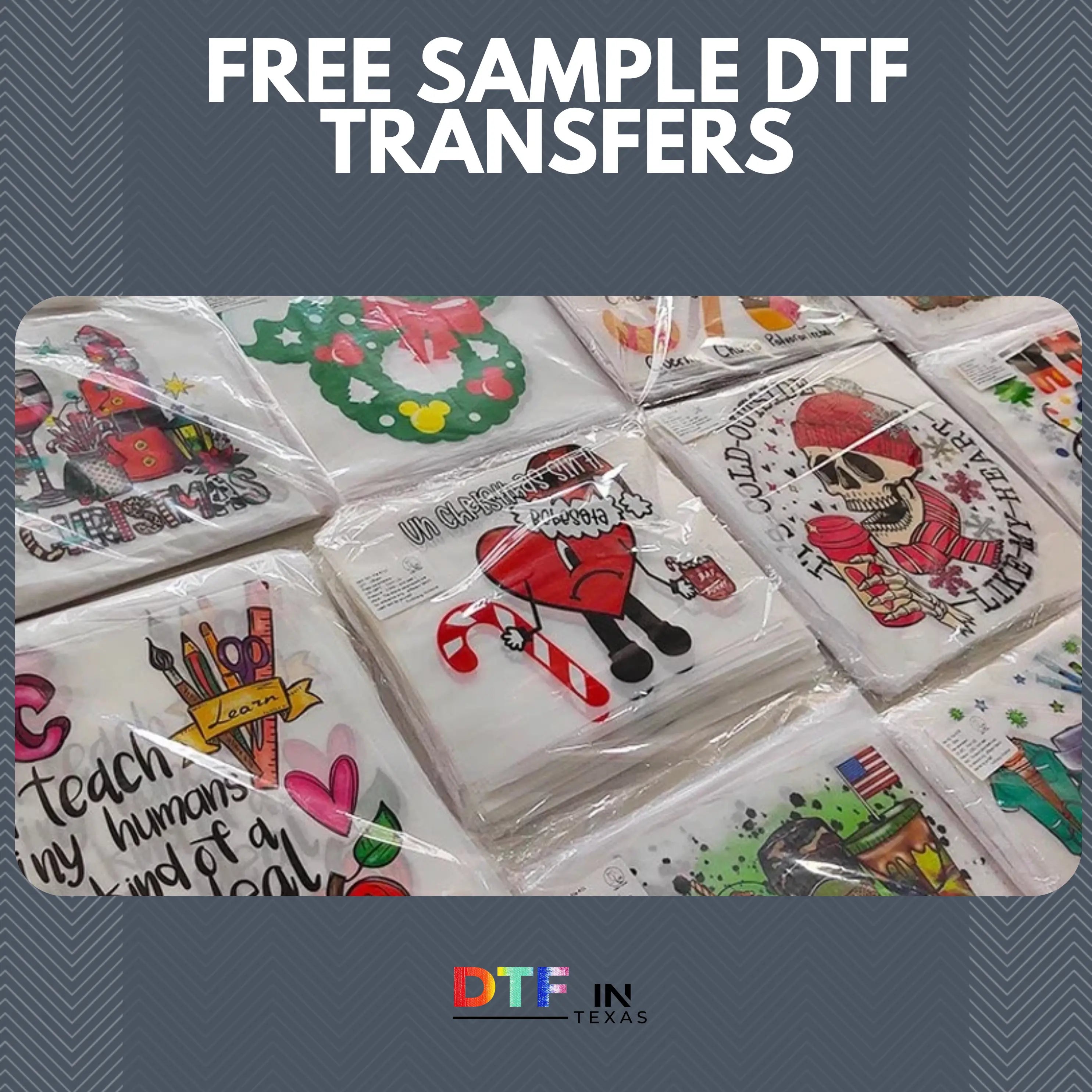 Free DTF/UV-DTF Transfers