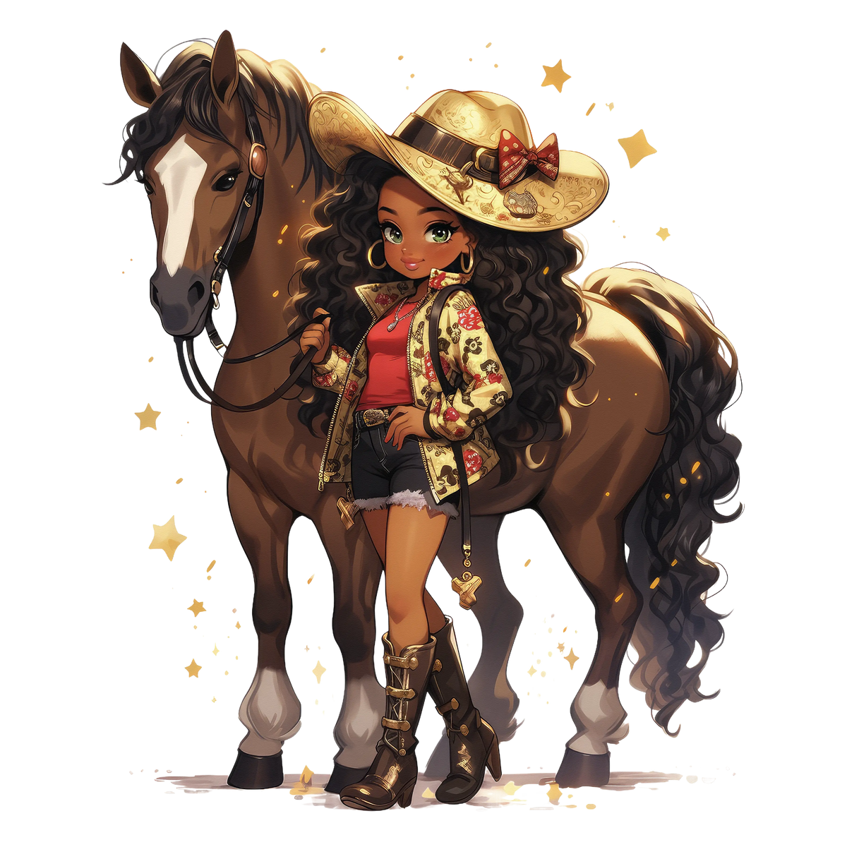 Horse (6) Horses Animals Ready To Press Dtf Transfers