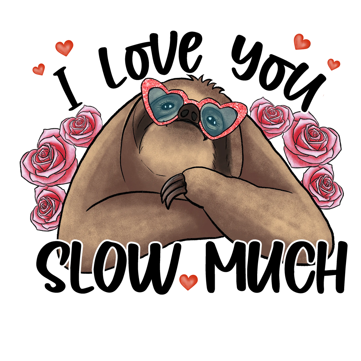 Lazy Sloth (35) Sloths Animals Ready To Press Dtf Transfers