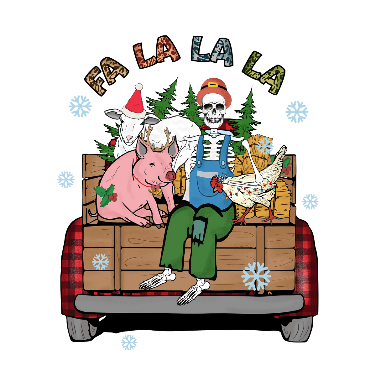 Merry Christmas Farm Animal (16) Farm Animals Animals Ready To Press D