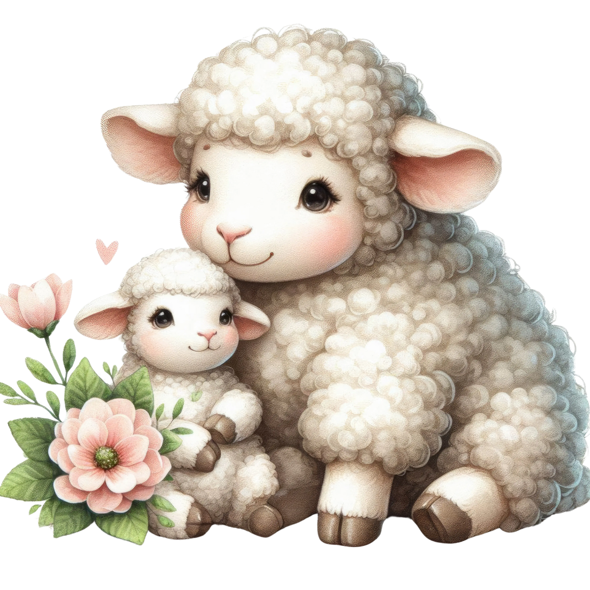 Mom And Baby Animal (7) Farm Animals Animals Ready To Press Dtf Transf