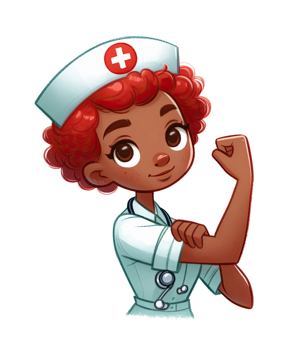 Nurse Women (319) Nursing Military & First Responders Ready To Press D