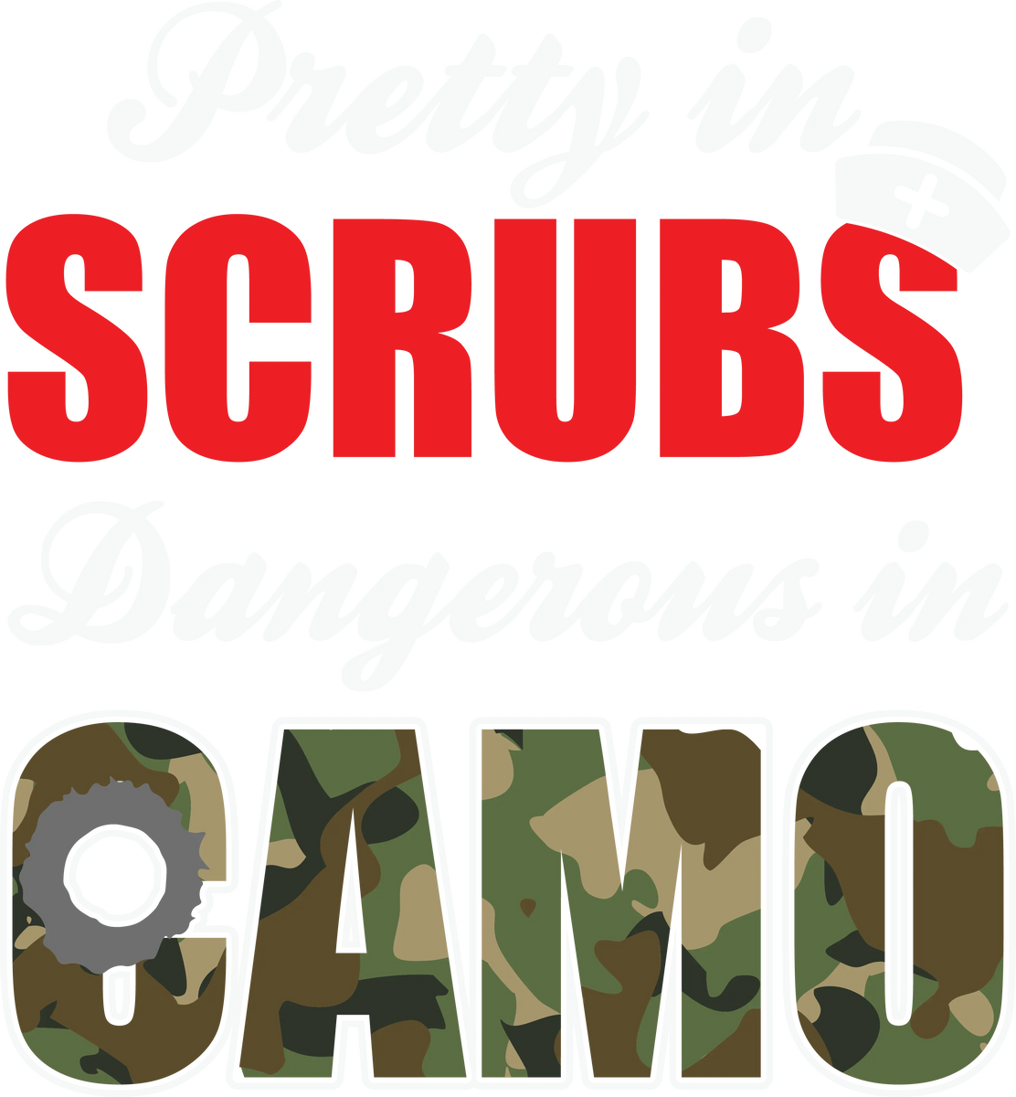 Nurse (112) Nursing Military & First Responders Ready To Press Dtf Tra