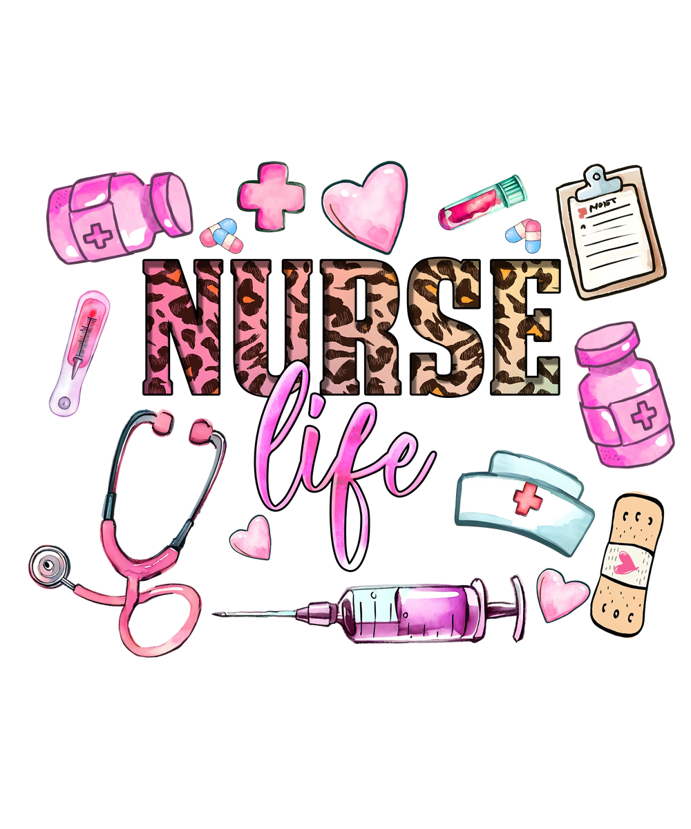 Nurse (164) Nursing Military & First Responders Ready To Press Dtf Tra