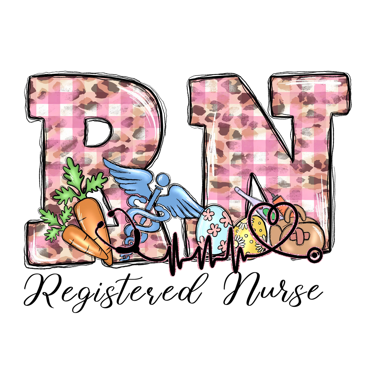 Nurse (19) Nursing Military & First Responders Ready To Press Dtf Tran