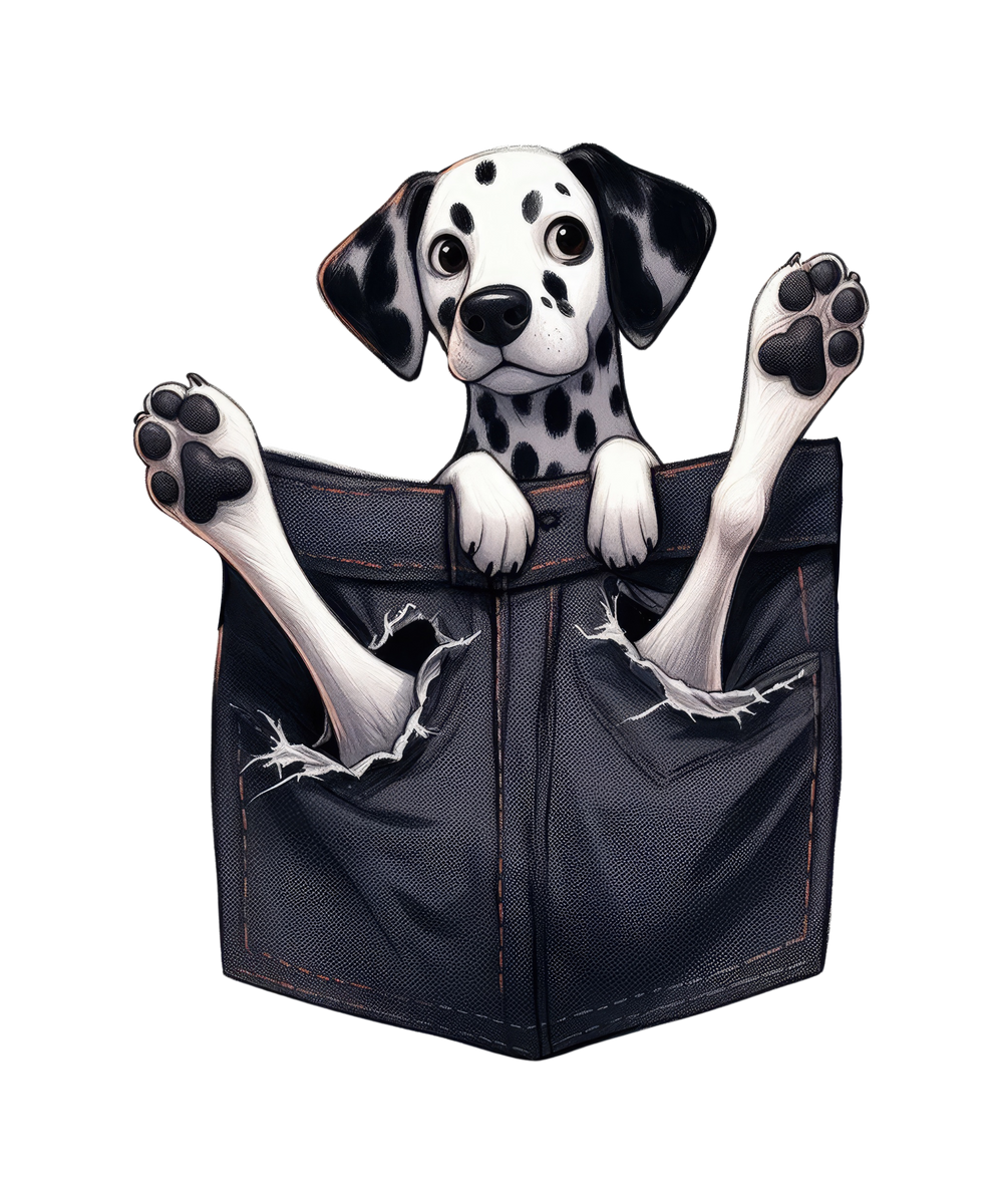Pocket Dog (22) Dogs Animals Ready To Press Dtf Transfers
