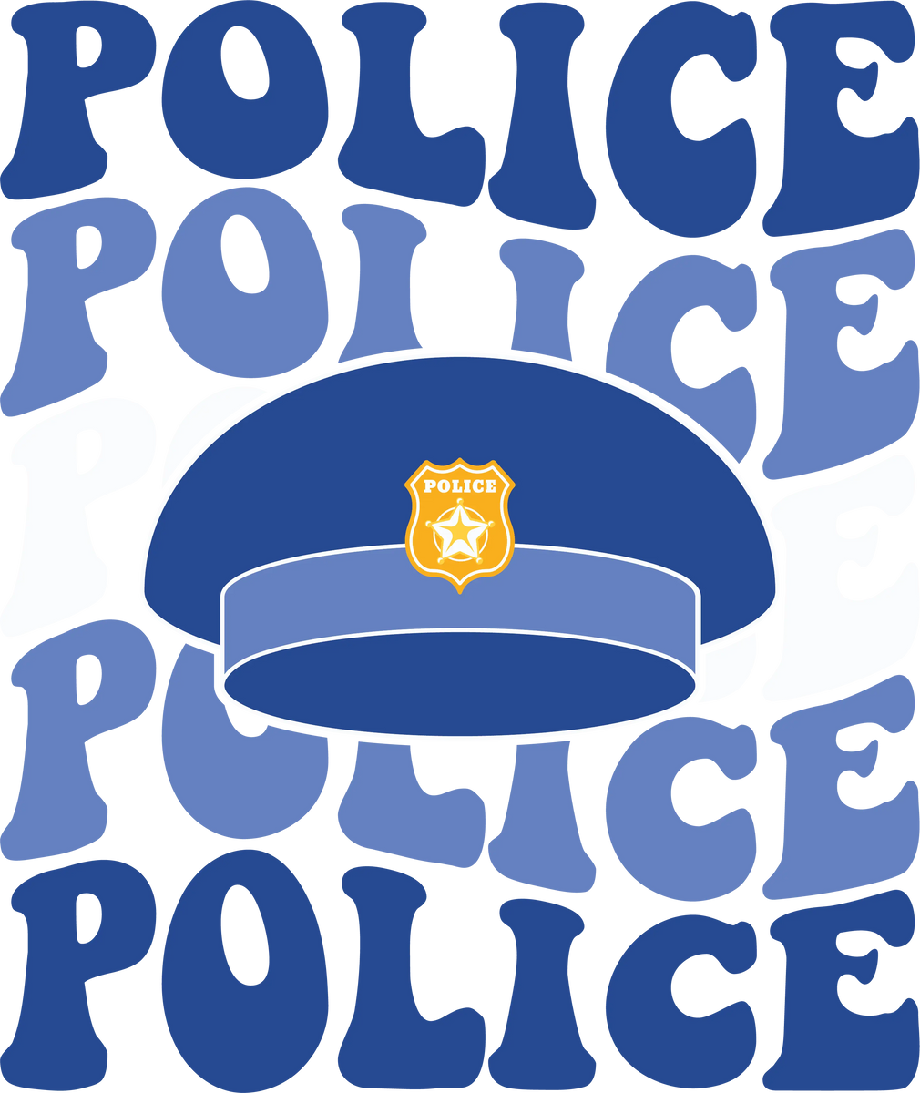 Police (105) Police Military & First Responders Ready To Press Dtf Tra