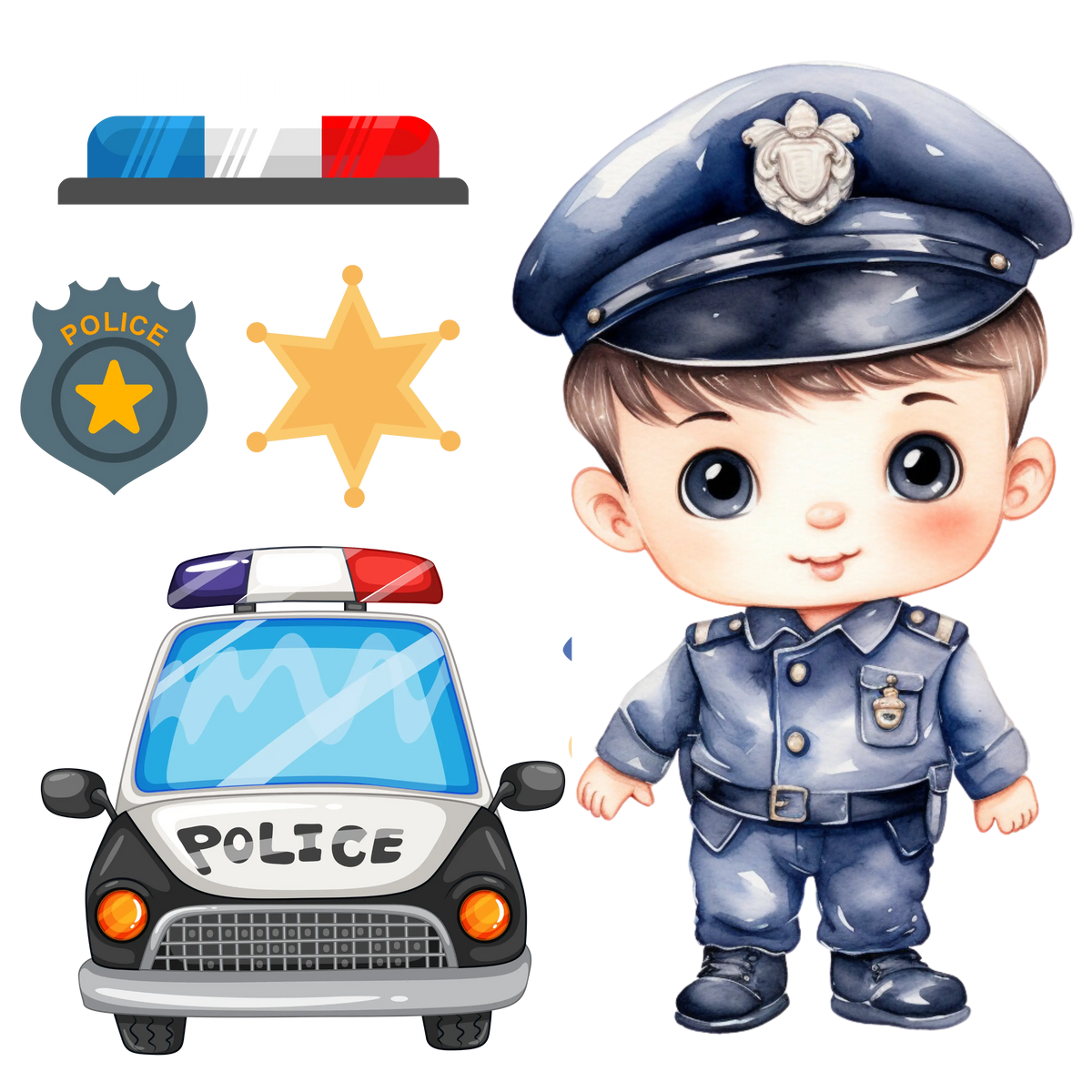 Police (136) Police Military & First Responders Ready To Press Dtf Tra