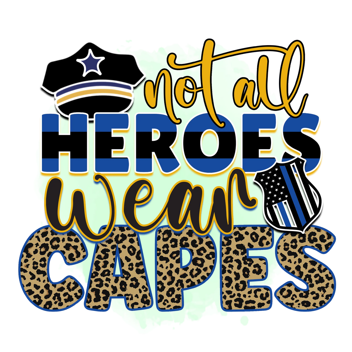 Police (171) Police Military & First Responders Ready To Press Dtf Tra