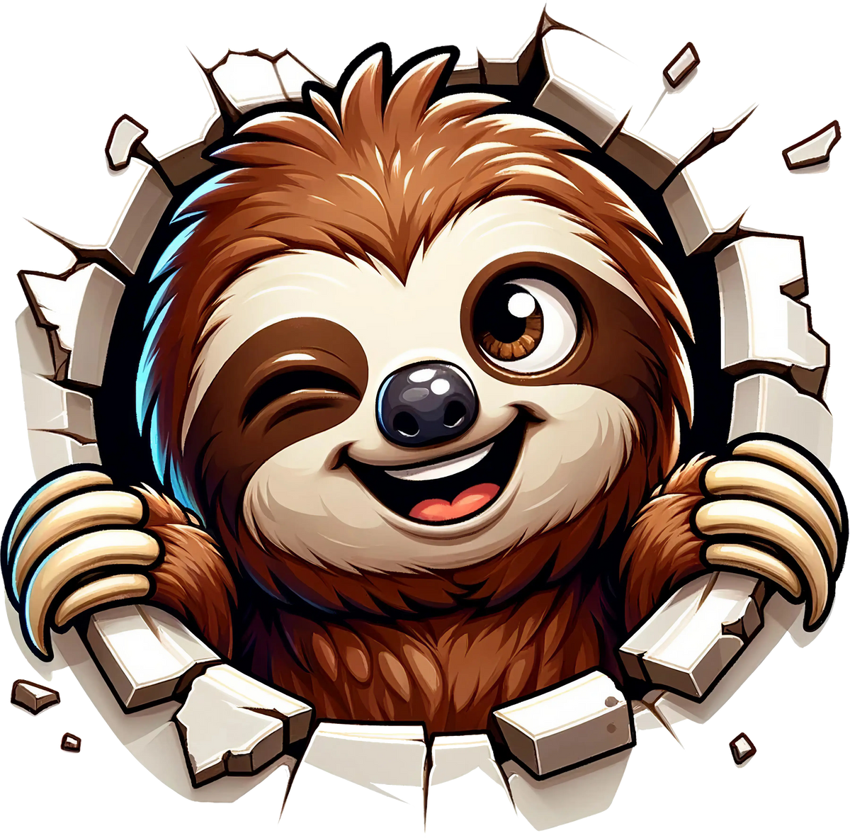 Sloth (80) Sloths Animals Ready To Press Dtf Transfers