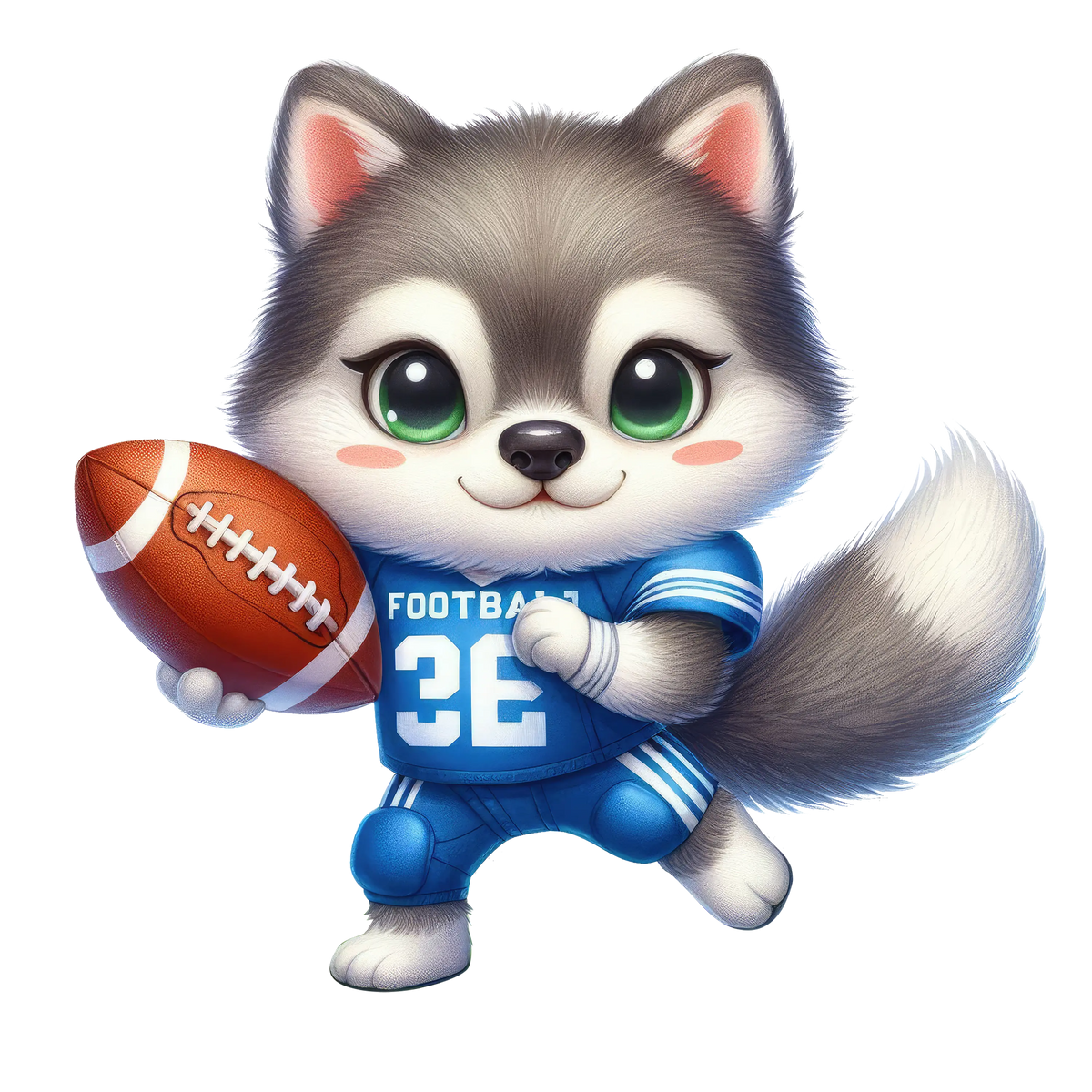 Wolf Football Sports Ready To Press Dtf Transfers